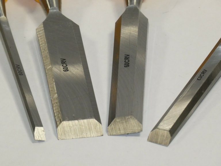 "Worksite 4PCS Wood Chisel Set Fiberglass Handle Sizes 6,12,19,25mm ...