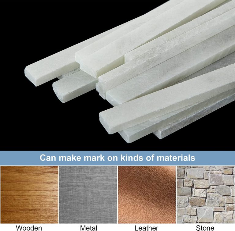 MEGALUXE Welder's Chalk. Soapstone Pen, Flat White Soapstone Refills ...